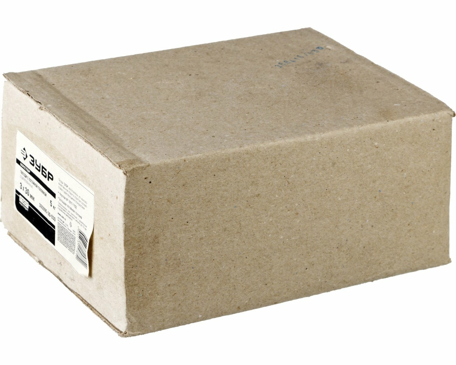 Гвозди с большой потайной головкой ЗУБР цинк 30 х 3 мм 5 кг 2400 шт