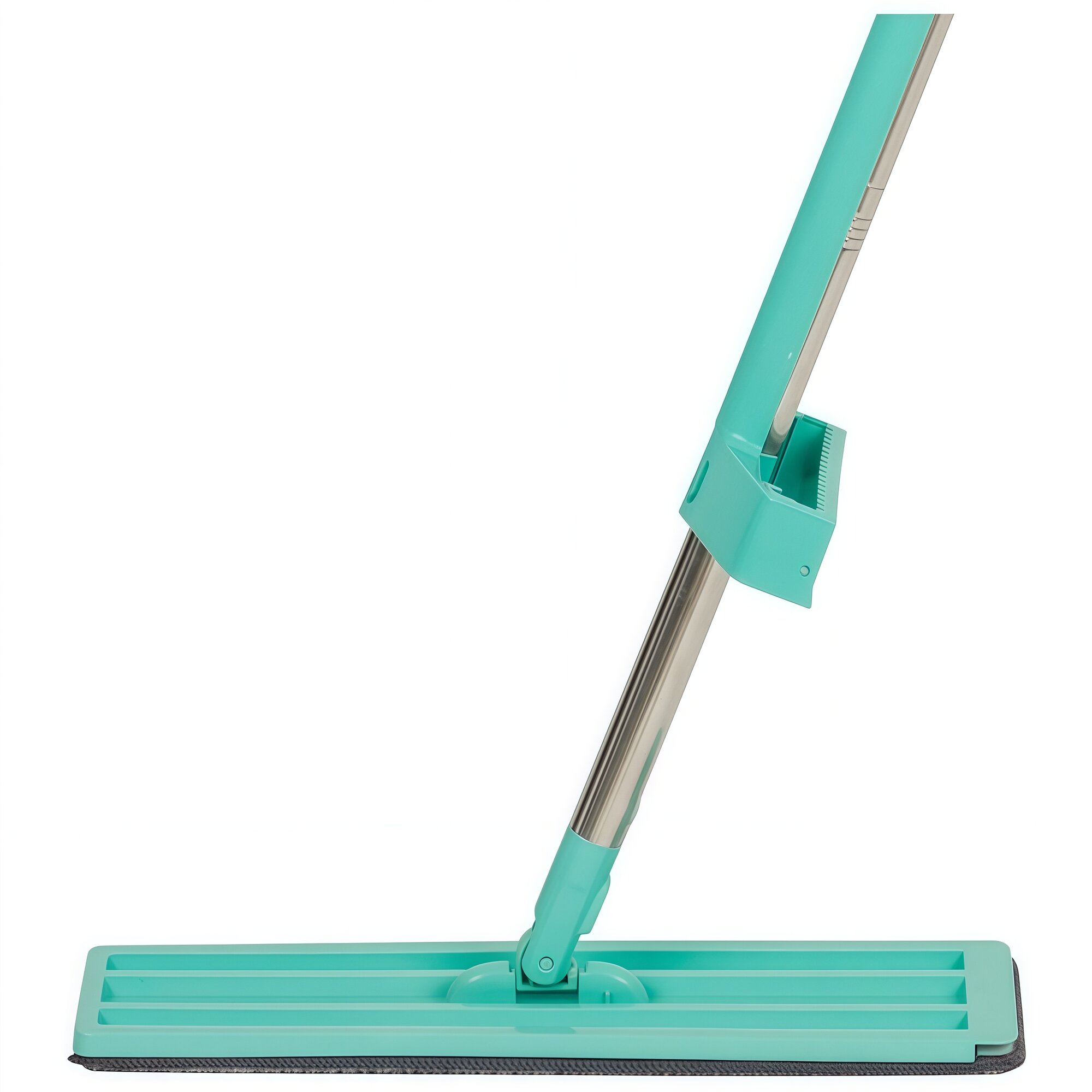 Швабра Рыжий кот Wring Simple, с механизмом отжима и насадкой из микрофибры