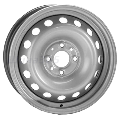 Штампованный колесный диск ТЗСК Daewoo Nexia 5,5x14/4x100 ET49 D56,6 Серебро