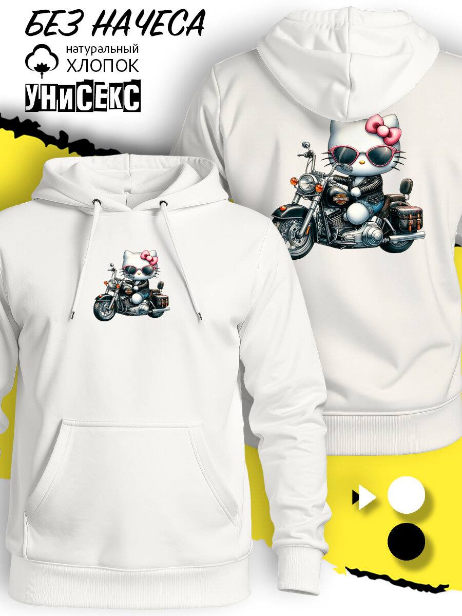 Худи Толстовка свитшот с Хеллоу Китти Hello Kitty