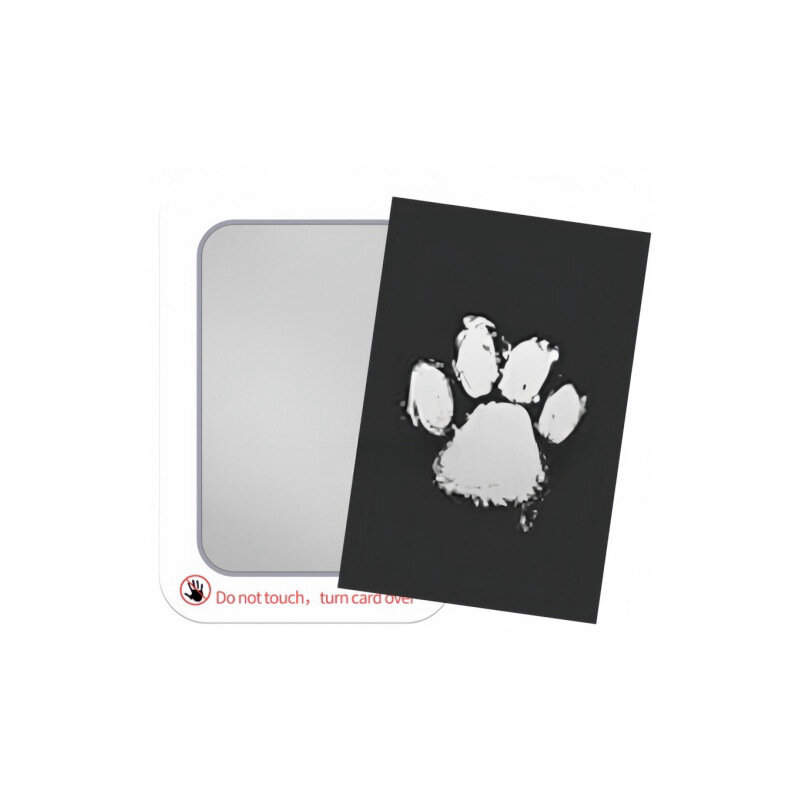 Набор для отпечатков лап "Отпечатки собачьих лап", серебристый