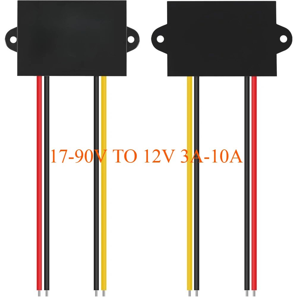 Kangwobei DC/DC Конвертер 48V на 12V DC 48V 60V (20-72V), DC 12V 3A