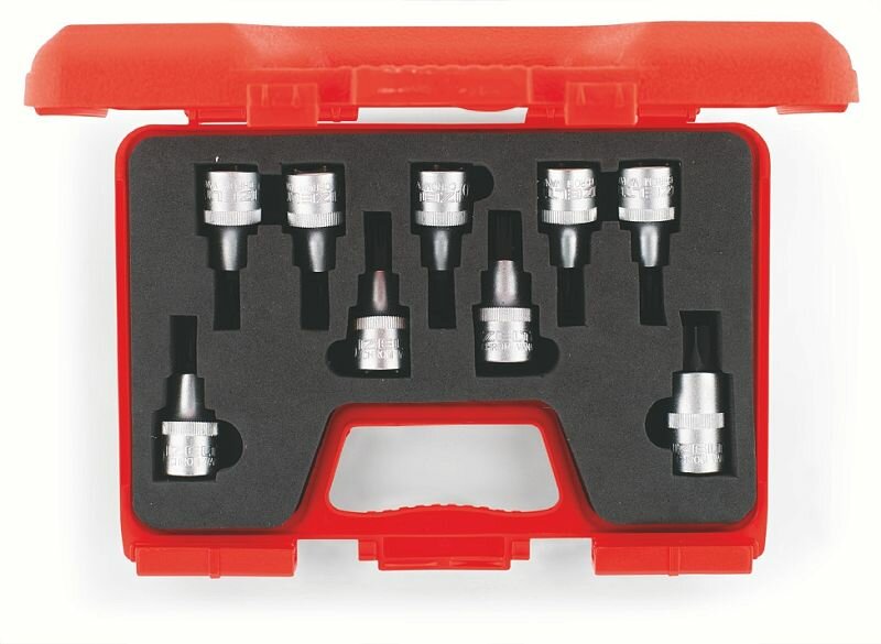 Набор торцевых головок 1/2" Торкс 9 предметов IZELTAS