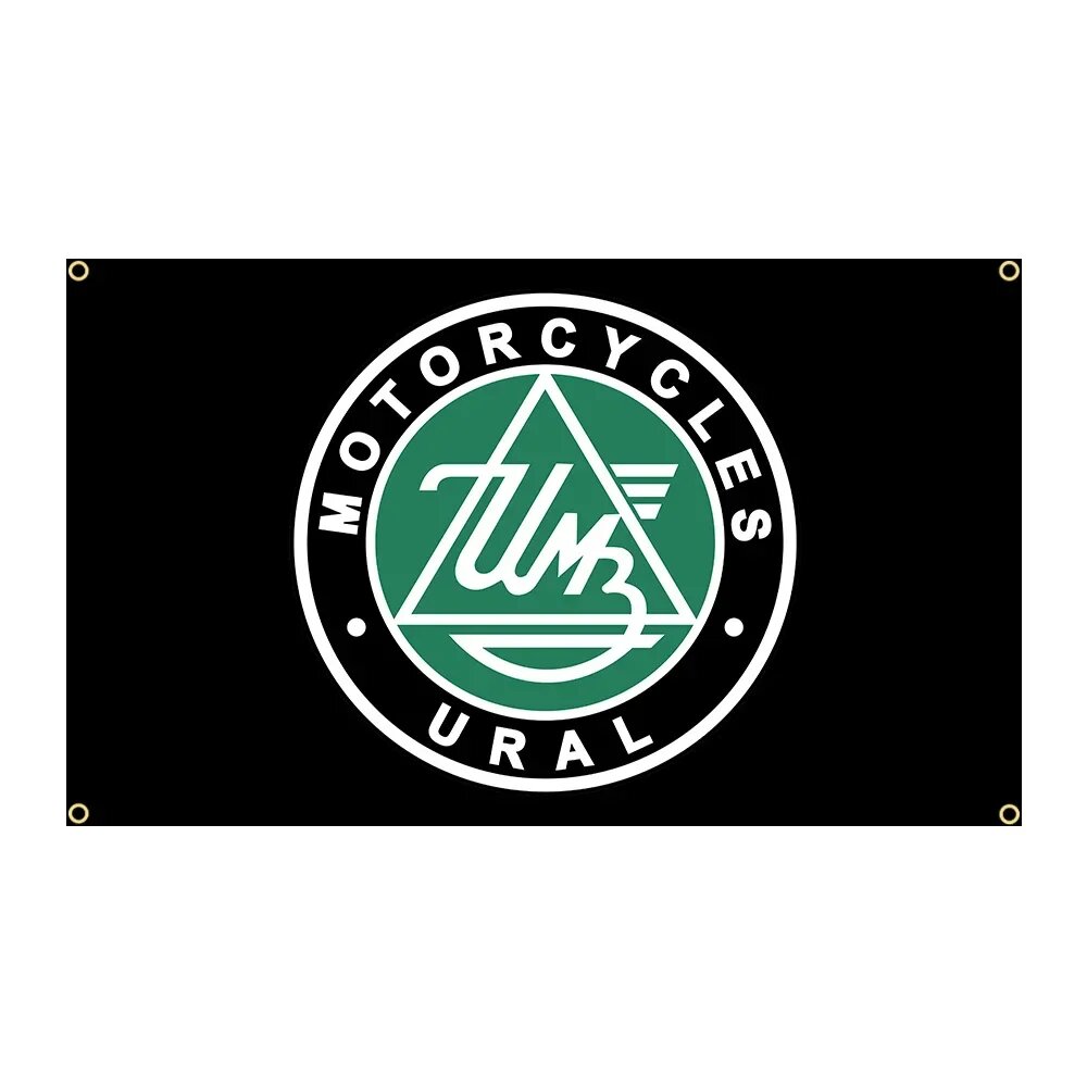 Флаг Урал Гоночные Мотоциклы Полиэстер
