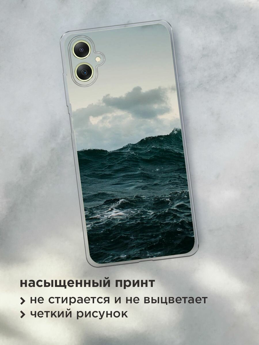 Чехол на Samsung Galaxy A06 / Самсунг Галакси А06 с принтом "Волны 11" — фото 1