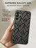 Чехол на Samsung Galaxy A24 / Самсунг Галакси A24 с принтом "Hearts doodle black...