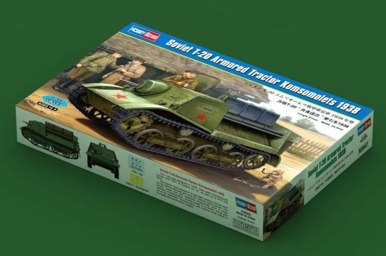 HOBBYBOSS 83847 1/35 Советский Союз T-20 Komsomolets Бронированный трактор Комсомолец 1938