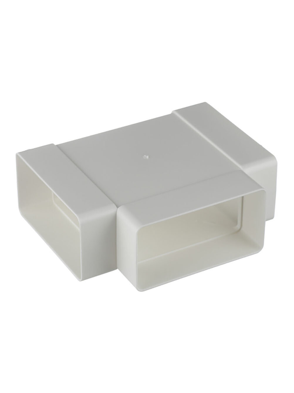 Тройник пластиковый для плоских воздуховодов 55х110 мм 90 град