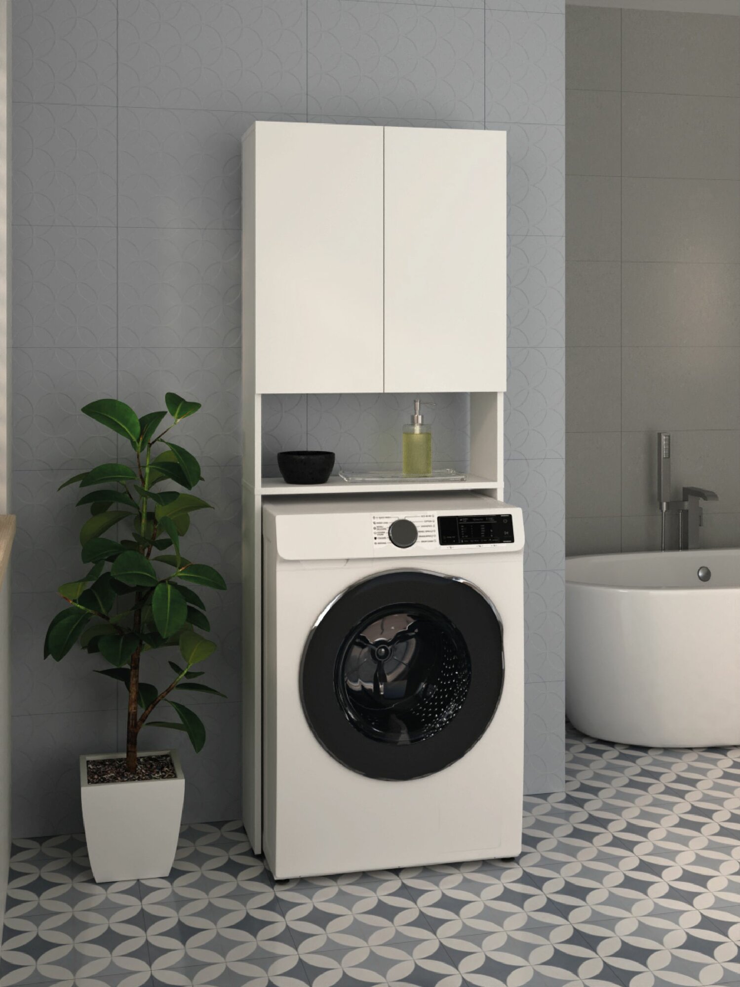 Шкаф над стиральной машиной