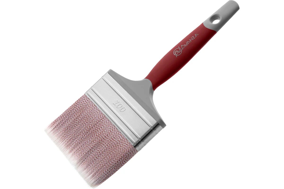 Кисть малярная Avanza универсальная для всех типов ЛКМ 100x15 мм VK04-100 профессиональная