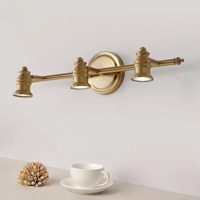 Винтажный LED Светильник Для Зеркала, Настенный Светильник Для Ванной И Спальни, Бронзовый, Для Макияжа,5/10/15 Вт