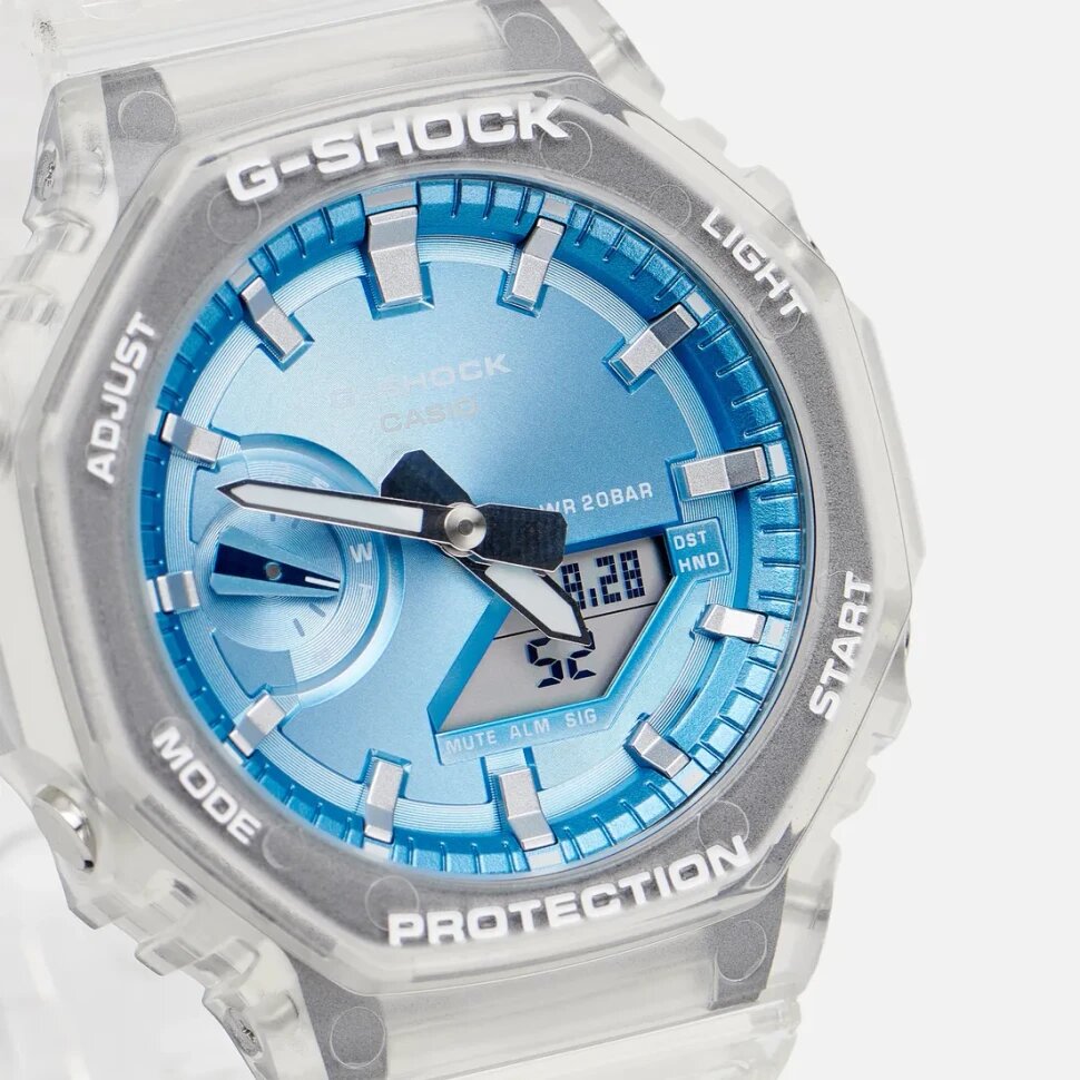 Наручные часы CASIO, белый/голубой