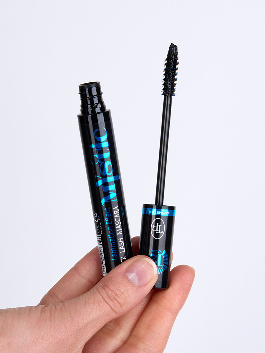 Тушь для ресниц удлиняющая силиконовая TF cosmetics Mystic Black черная