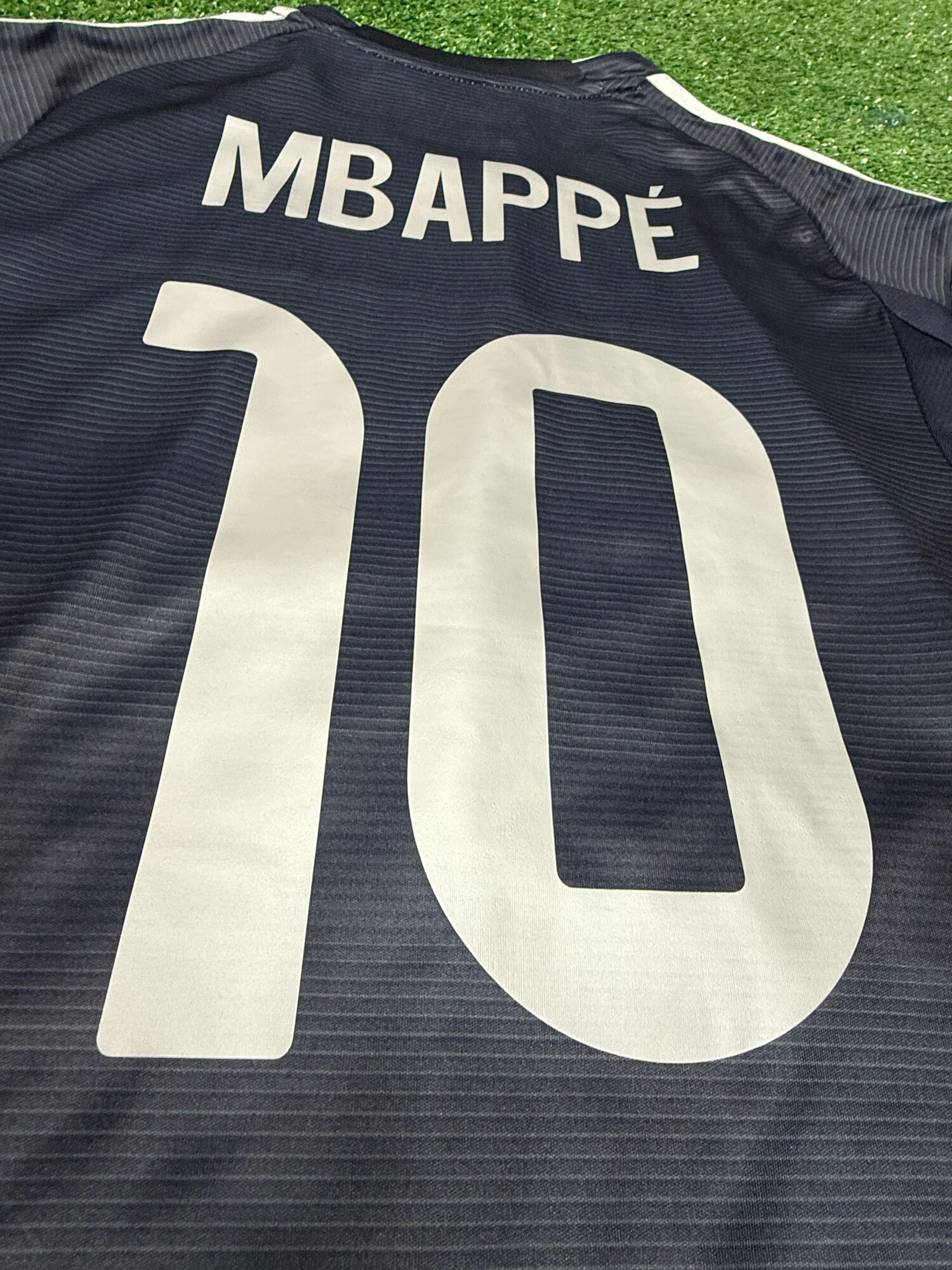 Футболка спортивная  Мбаппе Реал Мадрид Mbappe детская, комплект из 2 шт., размер 24, серый — фото 1