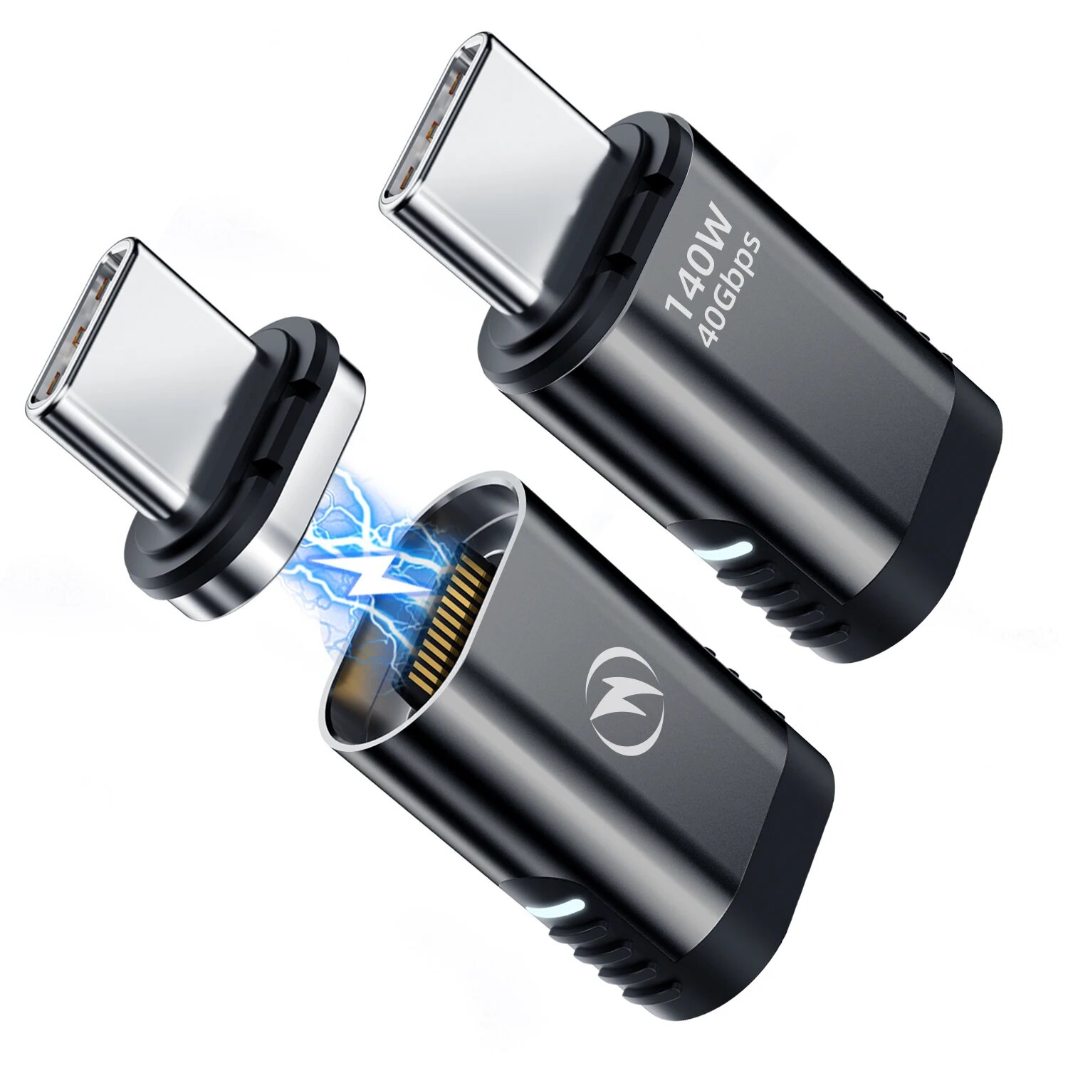 Магнитный адаптер USB 4 ANMONE 140 Вт 180 degree(40Gbps)