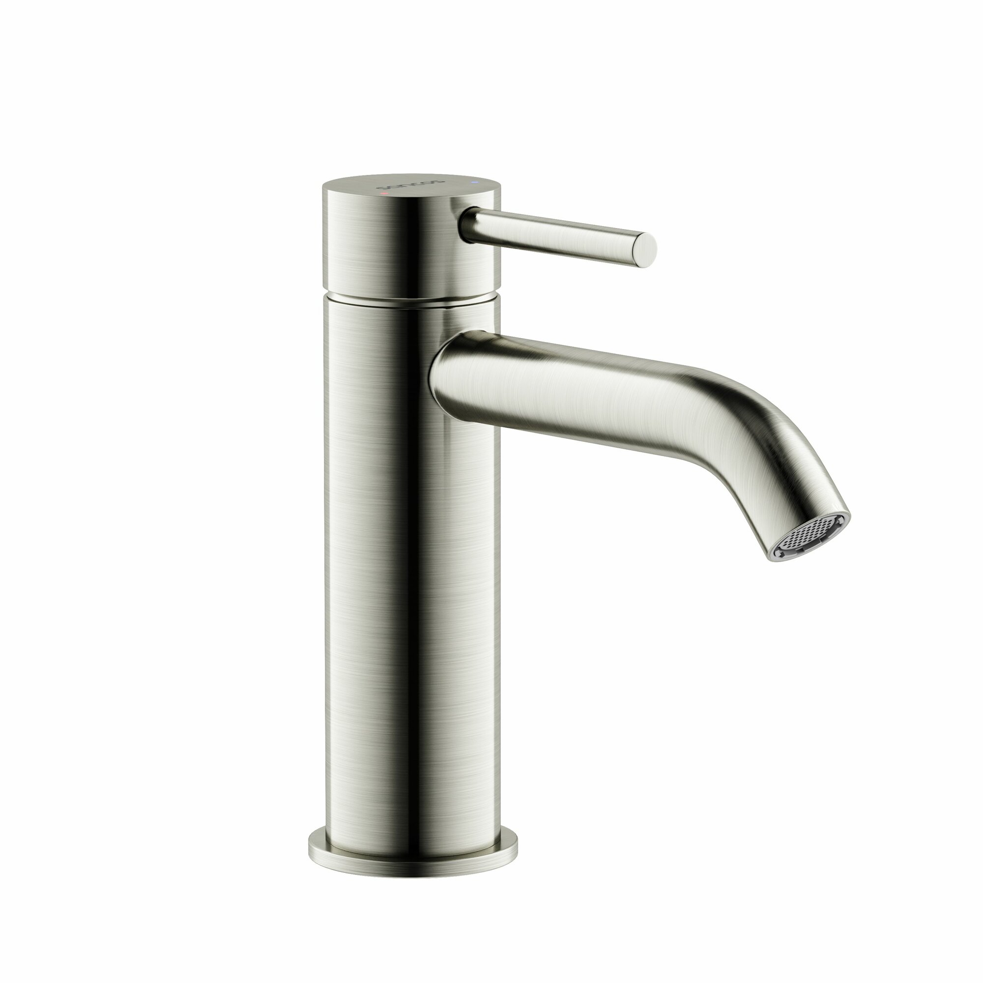 Смеситель для раковины Sancos Etna, брашированный никель, PVD покрытие, SC9001BN