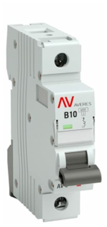 Автоматический выключатель EKF AVERES AV-10, 1P, 10A, 10A SQmcb10-1-10B-av