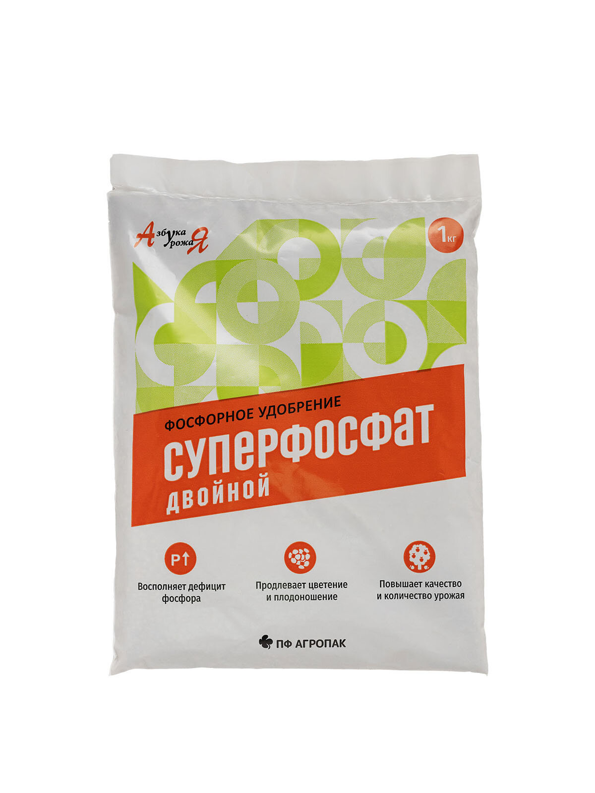 Удобрение минеральное фосфорное "Суперфосфат двойной", гранулы, 1 кг