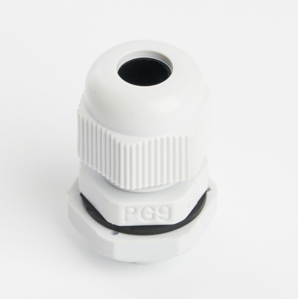 Набор 30 штук Сальник STEKKER PG9 диаметр проводника 4-8 мм IP54, серый