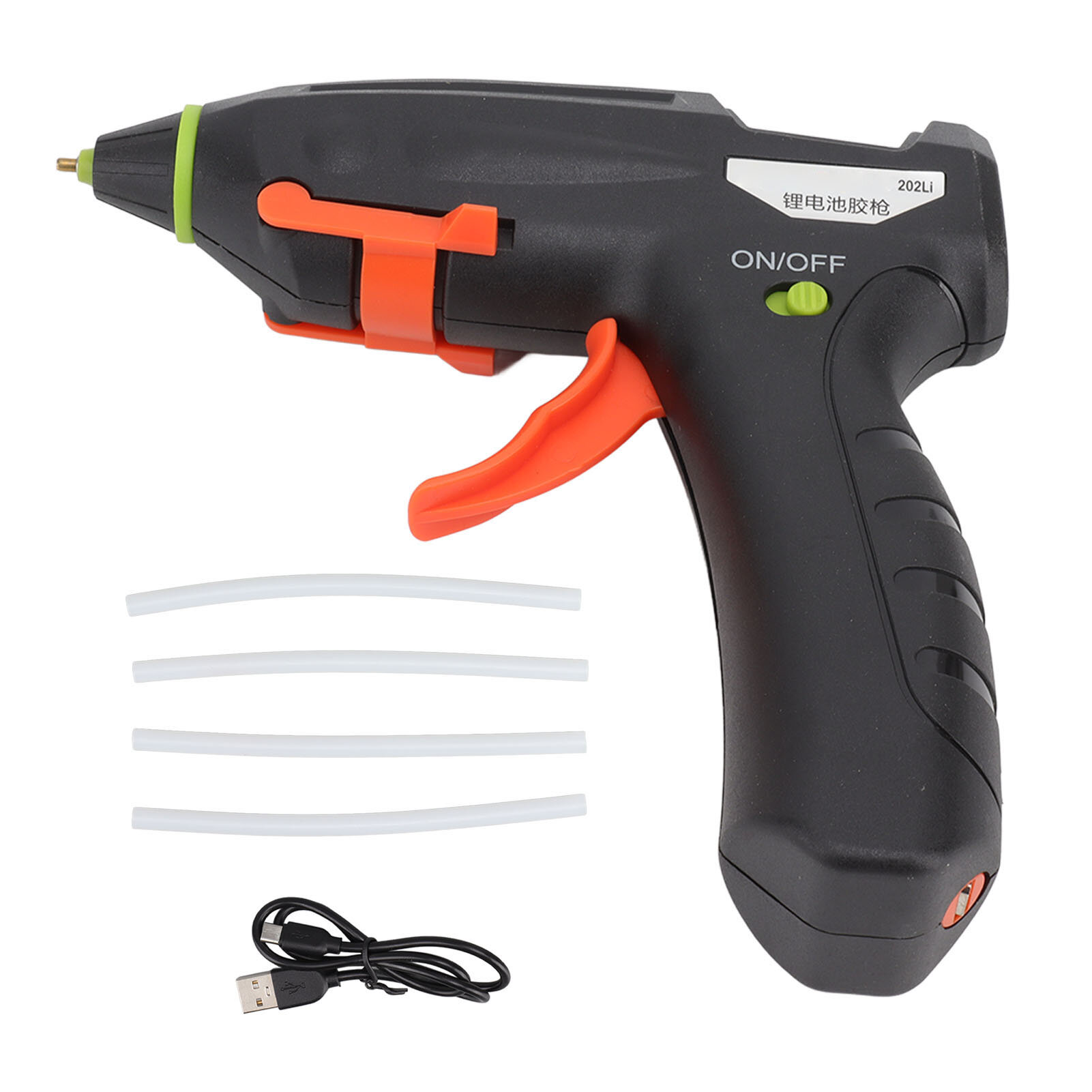 Mini Cordless Hot Glue Gun Set USB Charging Cable Stick Energy Saving for Maintenance 3.7V