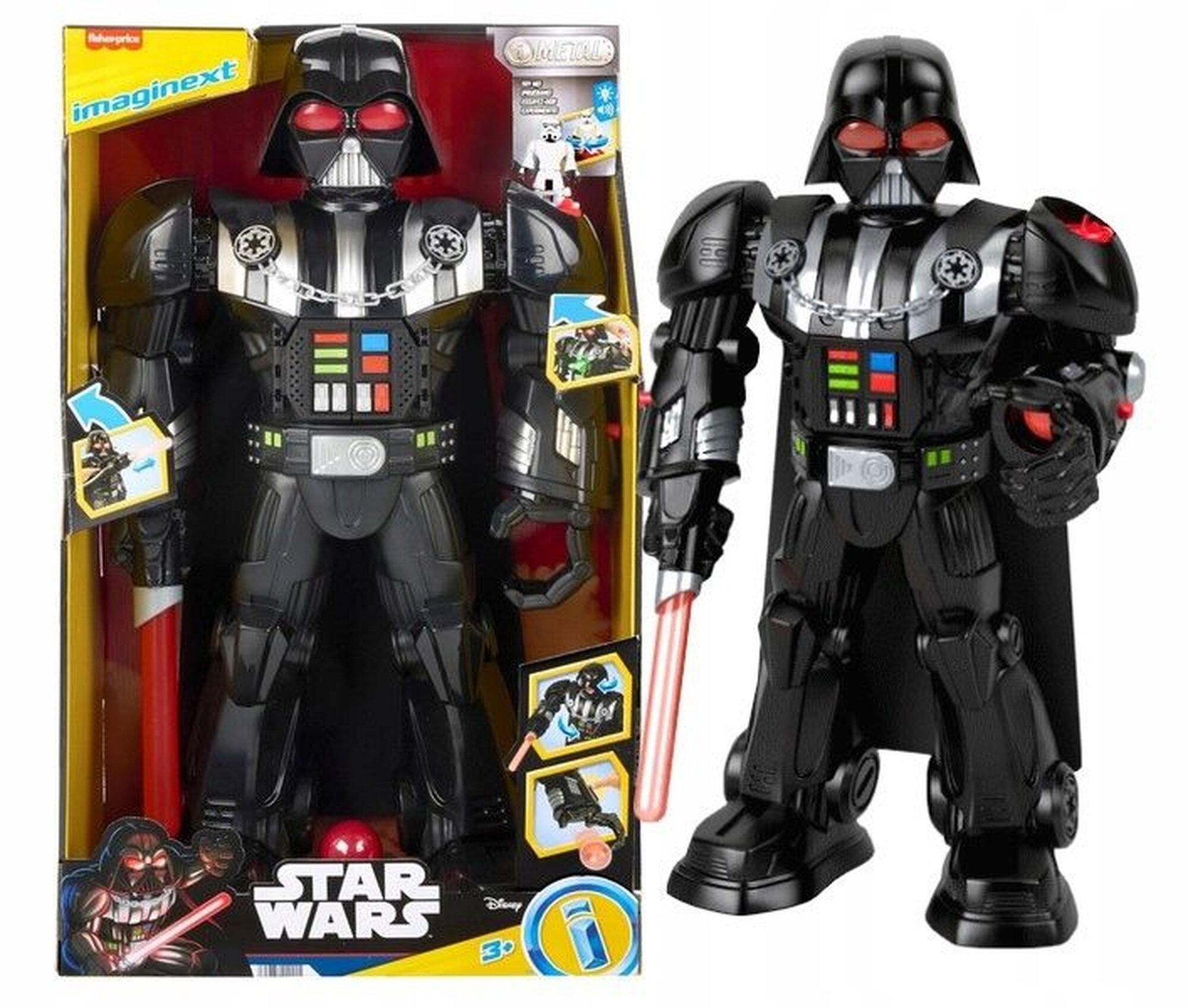 Игровой набор Fisher-Price Imaginext Star Wars - Фигурка Дарта Вейдера со светом и звуком - HXG51