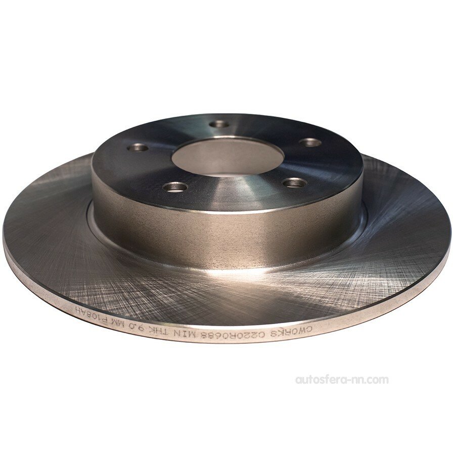 CWORKS C220R0688 Диск тормозной задний, NISSAN