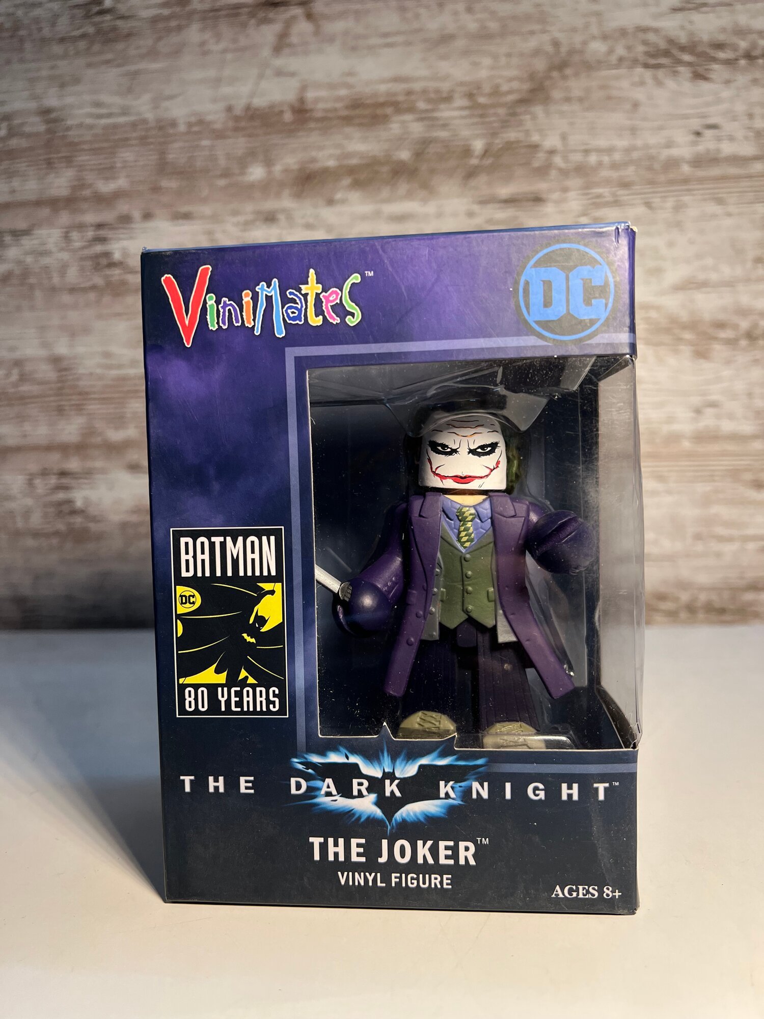 Фигурка Джокер, The Dark Knight, The Joker vinyl figure, 10 см от Diamond Select Toys
