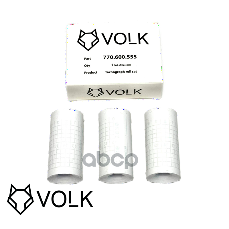 Термобумага для цифровых тахографов VOLK арт. 770.600.555