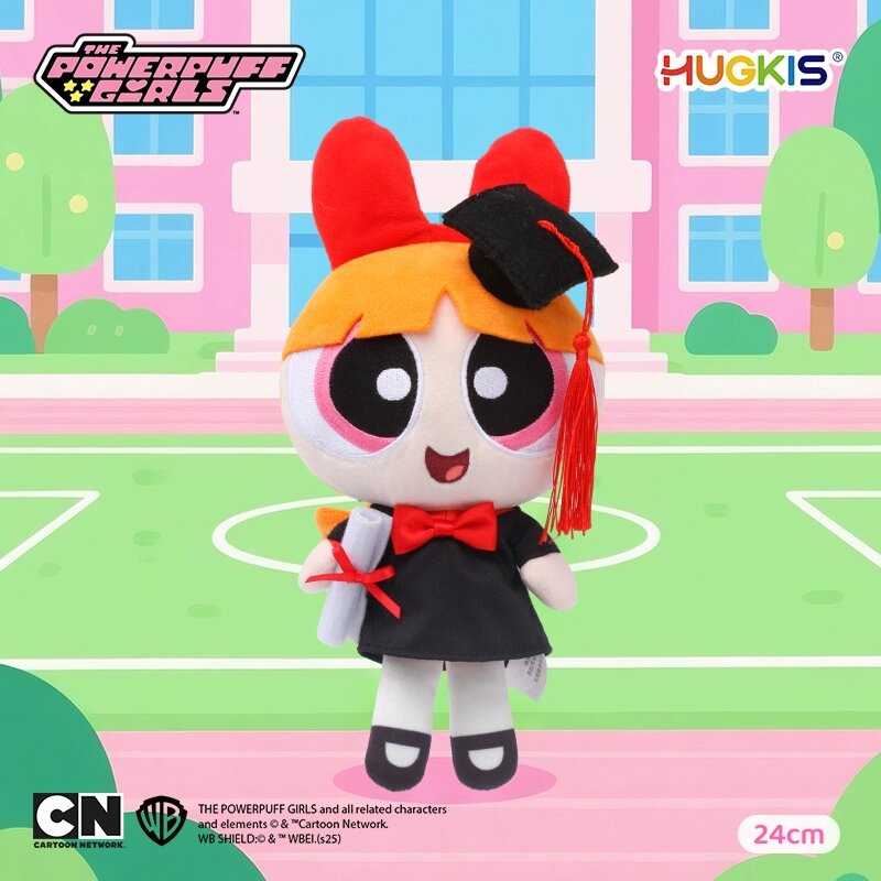 HUGKIS Powerpuff Girls Blossom Плюшевая Кукла - Небольшой Подарок на Выпуск для Друзей