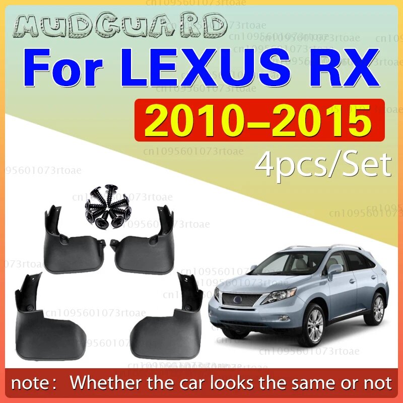 Автомобильные брызговики для LEXUS RX RX270 RX300 RX350 RX450H 2010-2015, брызговики, аксессуары для брызговиков