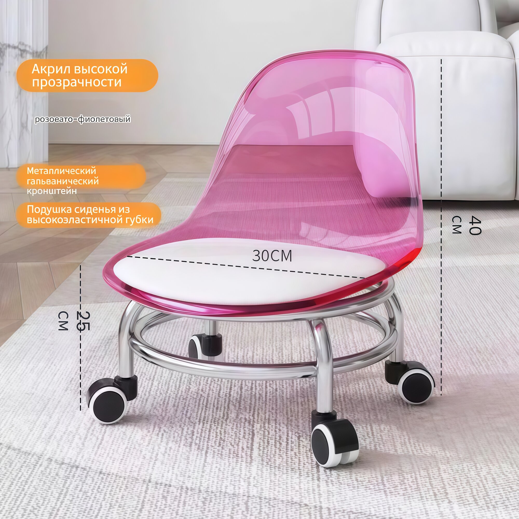 Кресло-кровать, детское, трансформируемое, 38x32x45 см, серое