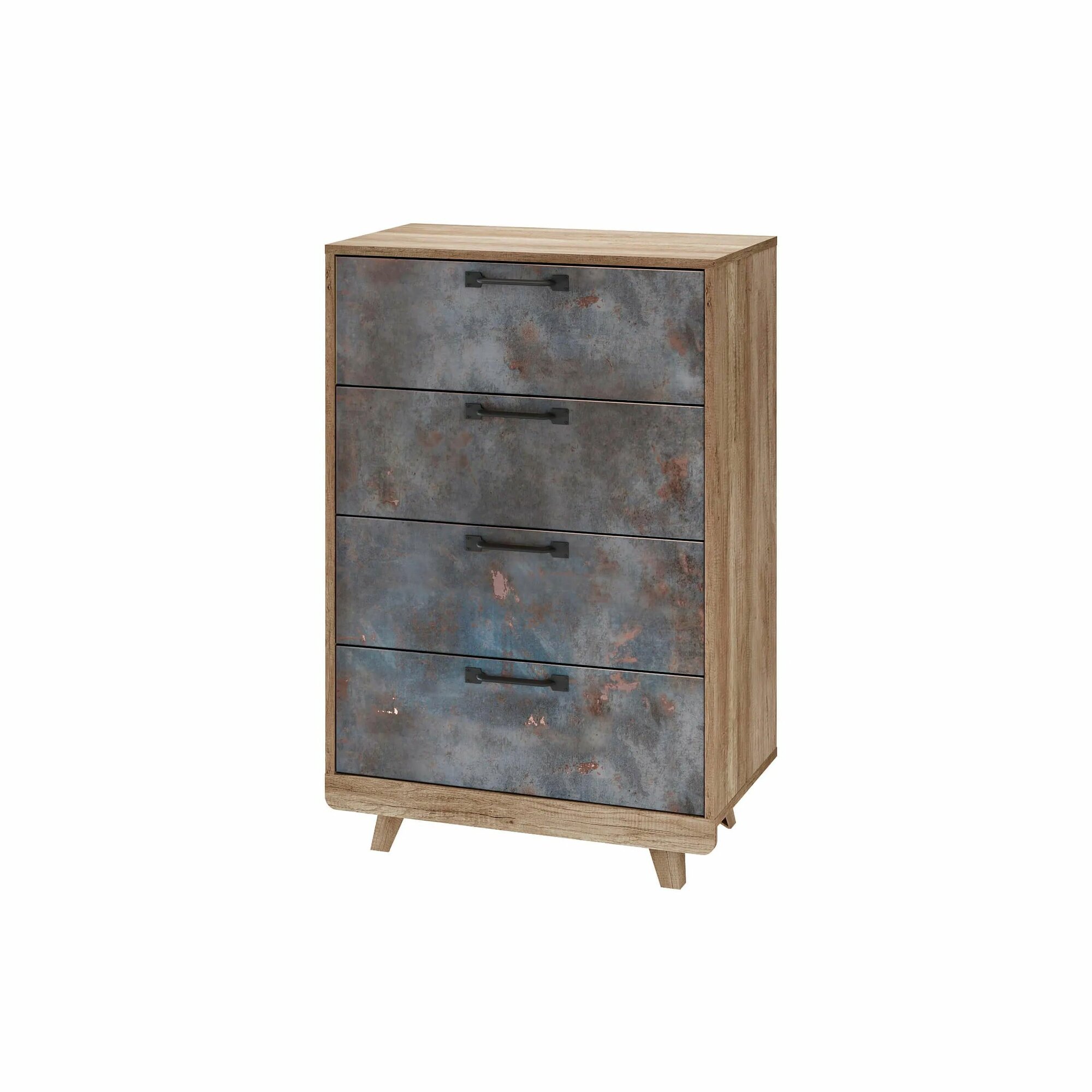 Комод "Мегаполис" КМ-02 Дуб каньон/M20 (Мебелони)