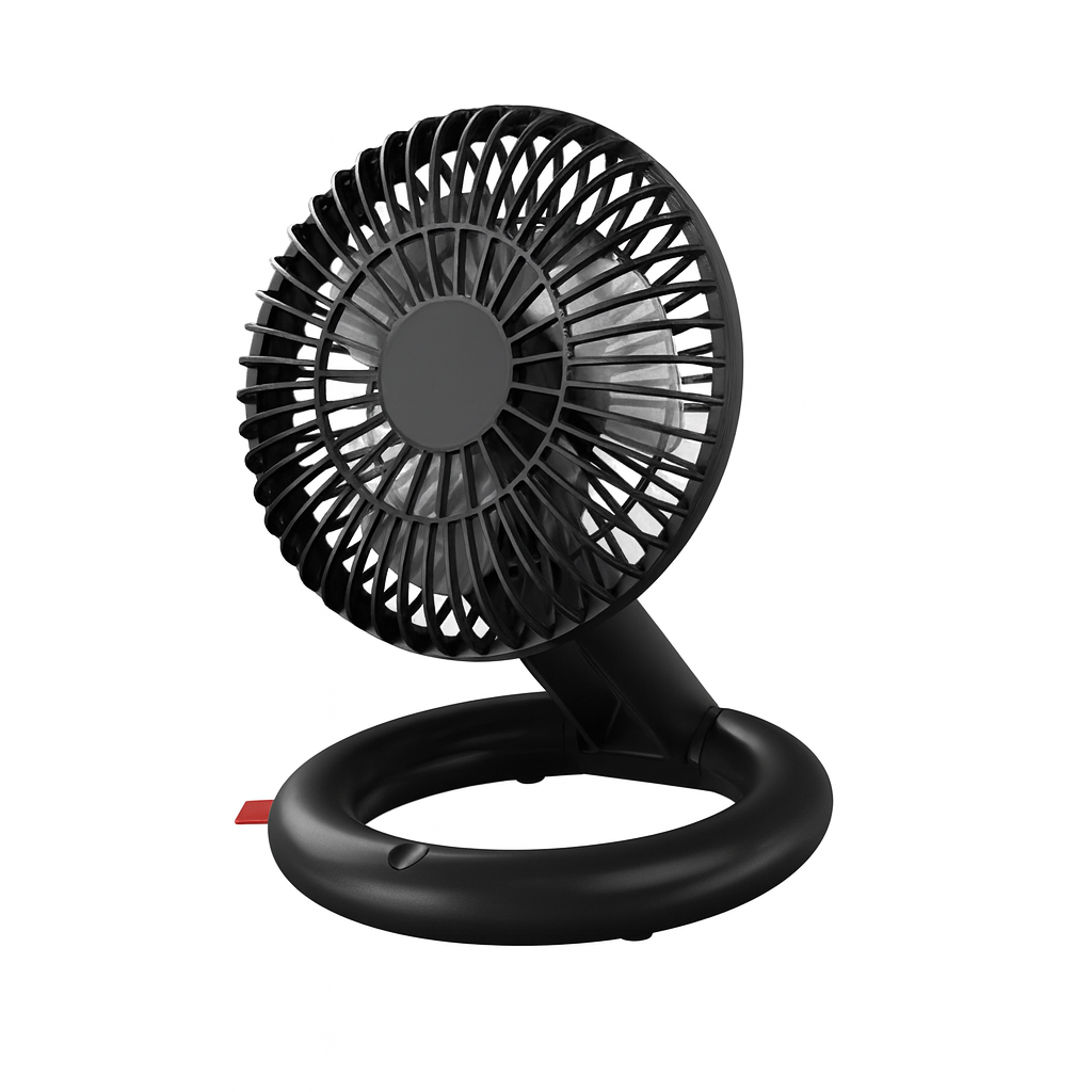 Вентилятор Qualitell "Air Circulation", USB, 3 скорости, чёрный