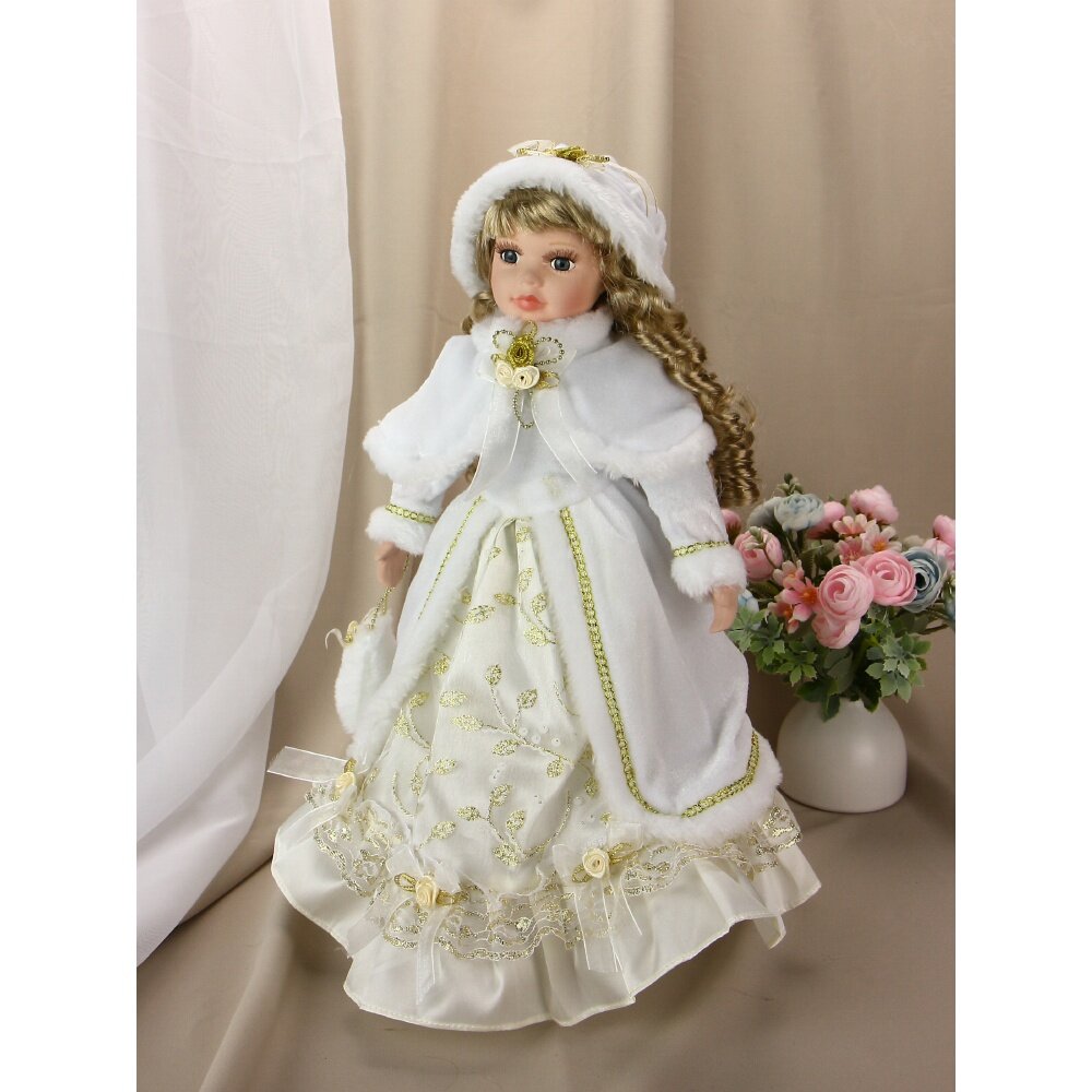 Polly Dolls YF-16920 Кукла фарфоровая polly dolls белоснежка