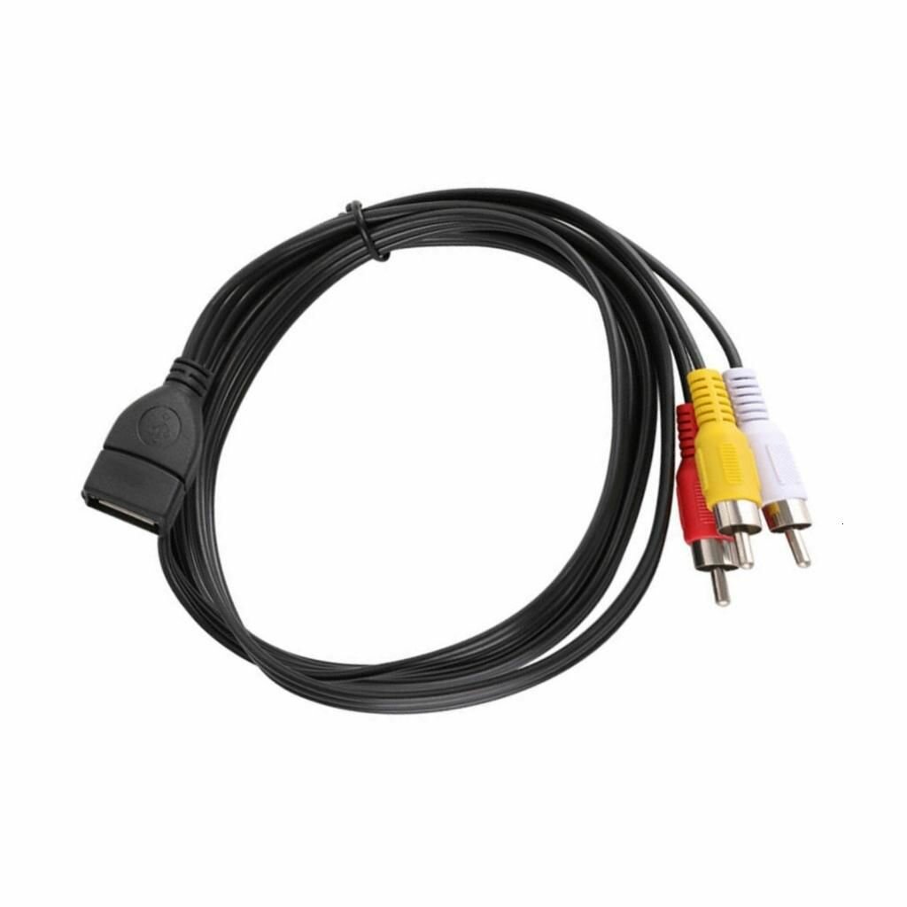 USB-3RCA AV кабель 150см, Разъем USB female