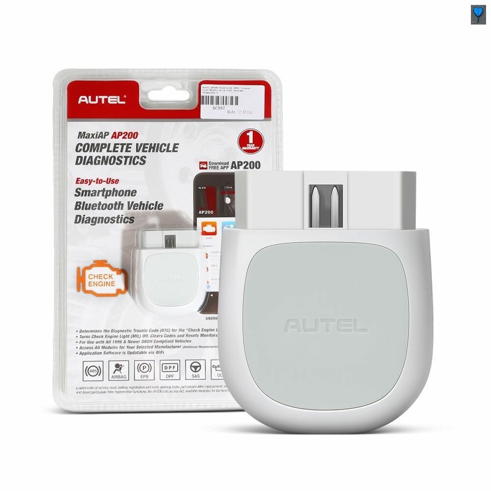 Эксклюзивный Bluetooth сканер OBD2 Autel AP200 MaxiAP
