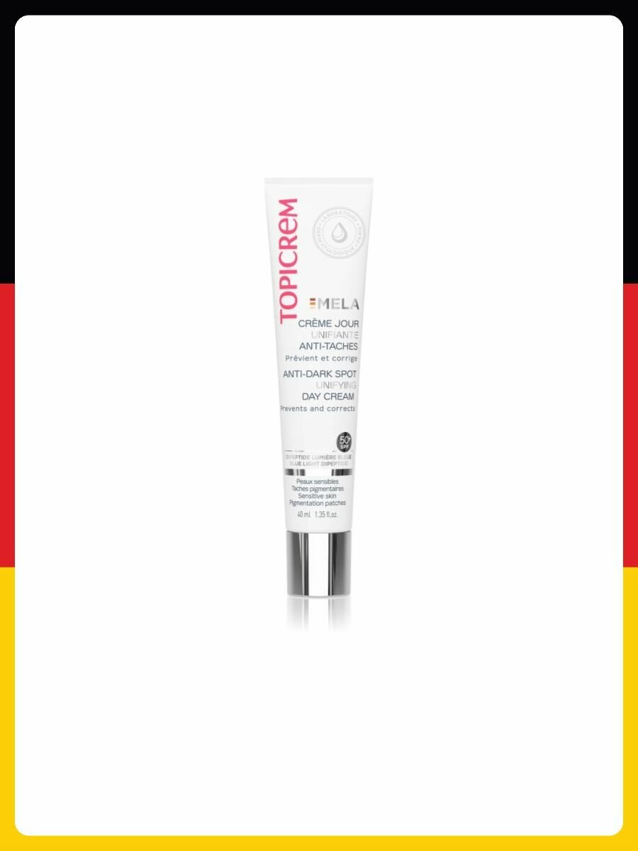 Средство солнцезащитное Topicrem MELA Corrective Day Cream Day cream against dark spots SPF 50, 40 мл