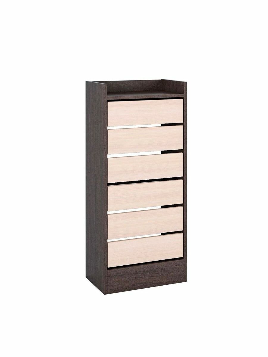 Обувница 3 секции, ниша, венге, дуб молочный 45х102,5х27 см, 1 шт.