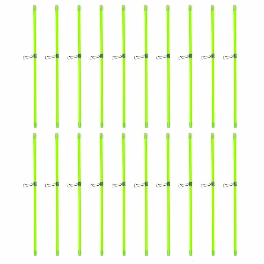 20 шт. Светящиеся противозакручиватели для рыбалки, - 25cm