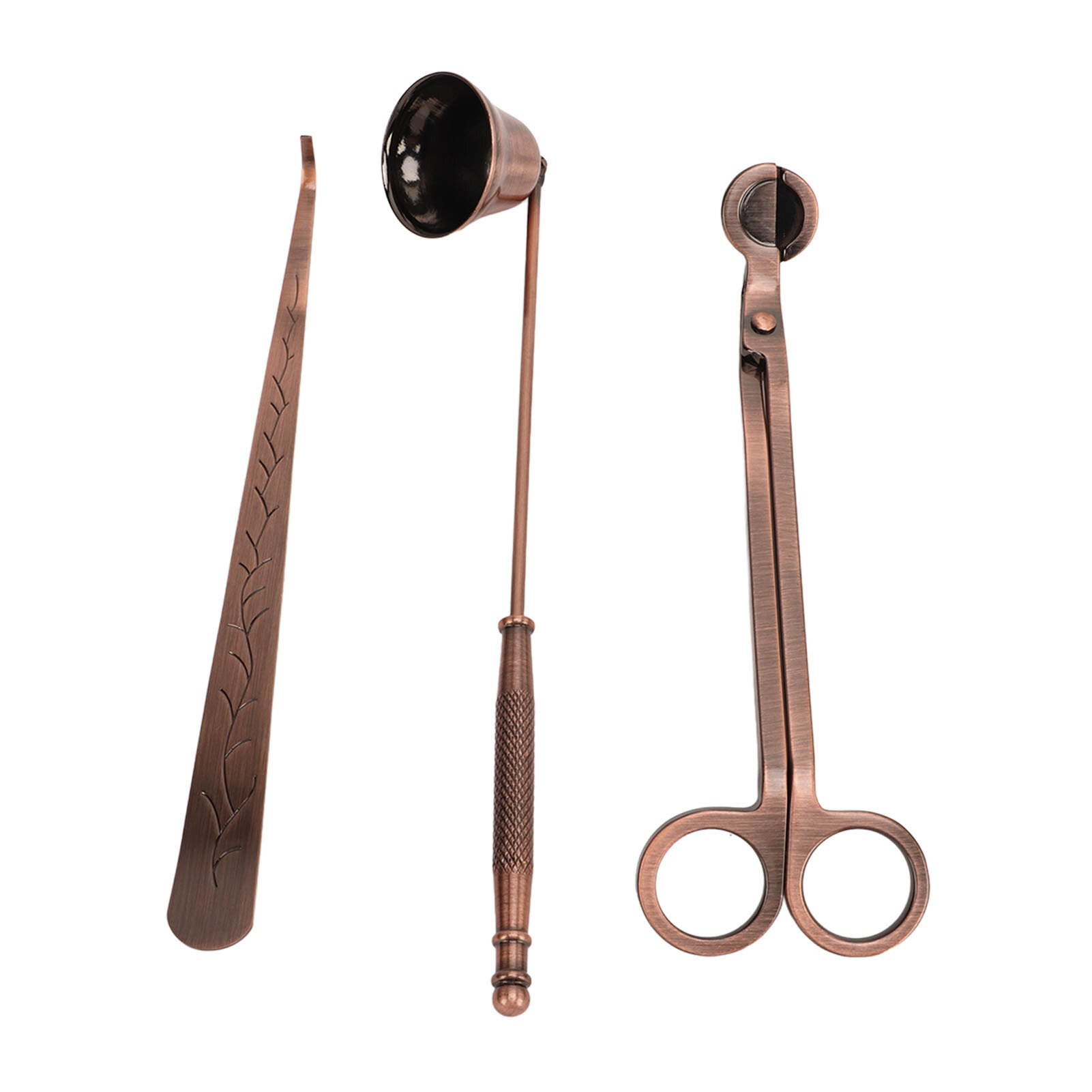 Набор аксессуаров для свечей, 3 шт, набор для ухода из нержавеющей стали 3 в 1, набор триммеров для бронзовых ароматических свечей