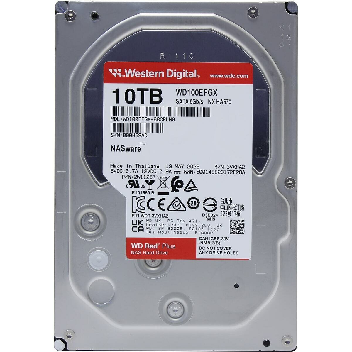 Western digital Red Plus 10 Тб WD100EFGX
