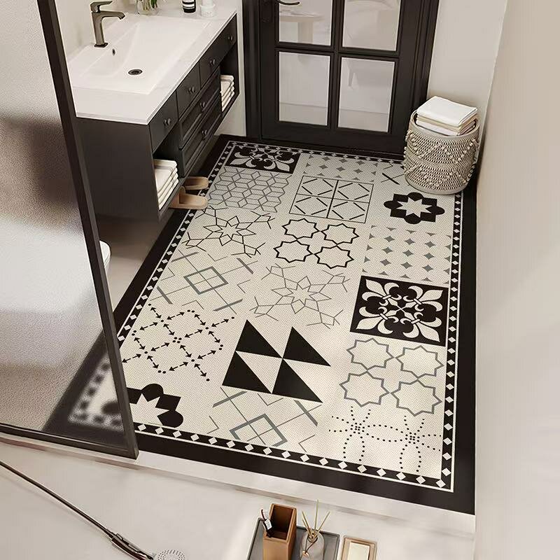 Супервпитывающий и быстросохнущий коврик для ванной комнаты с резиновым нескользящим дном, легко чистящийся, простой коврик для кухонной двери (прямоугольный светло-серый, 60 х 90 см)