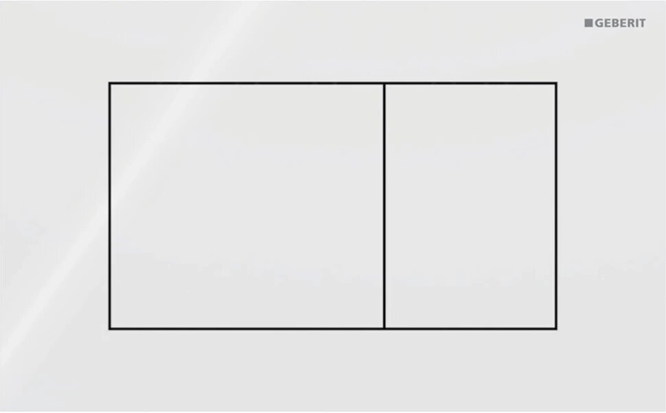 Кнопка смыва Geberit Sigma 40 115.629. SI.1 для инсталляции, белый глянец