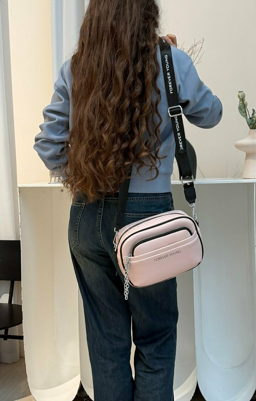 Сумка кросс-боди Кросс-боди с текстильным ремнем