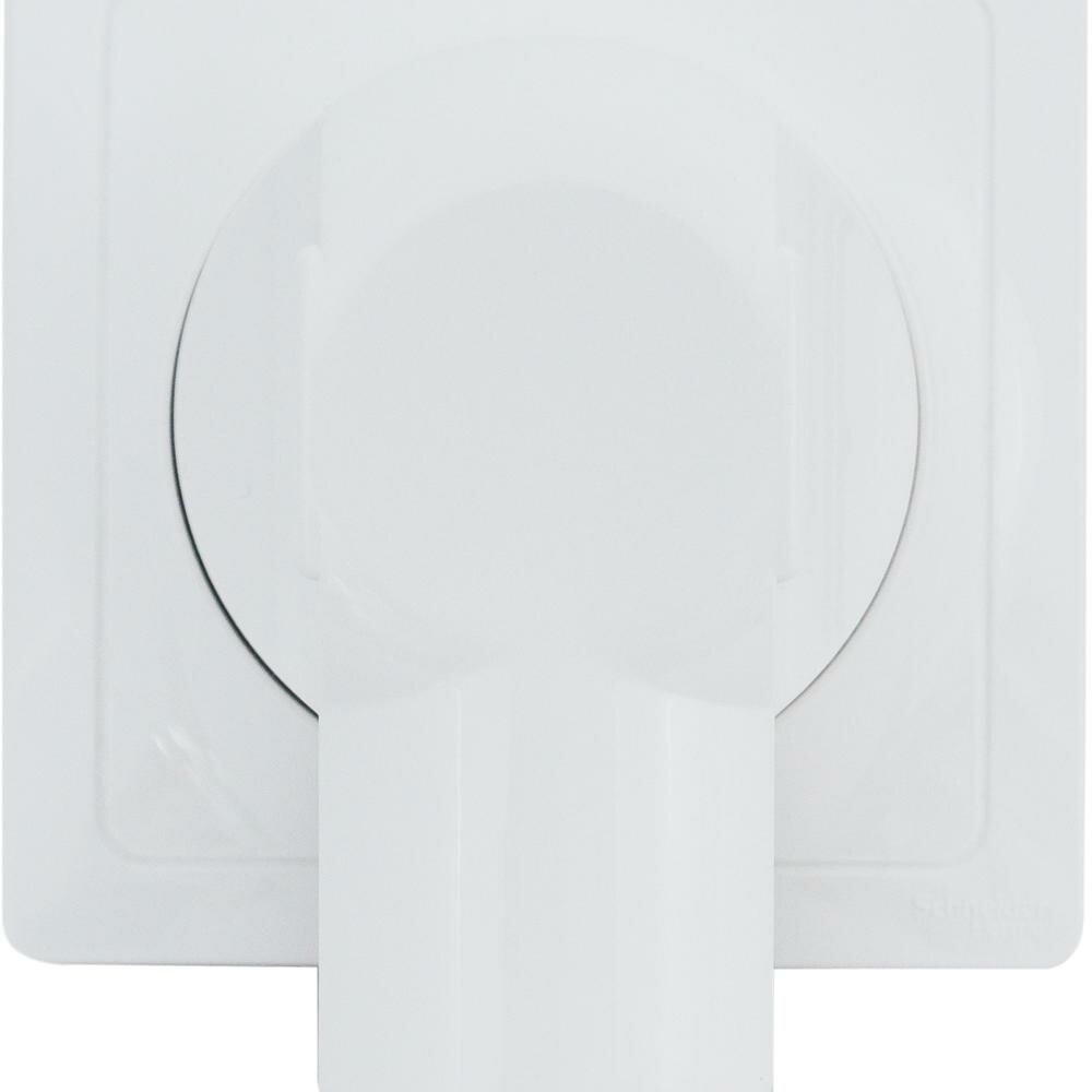 Комплект силовой накладной Systeme Electric W59 розетка, вилка, монтажная коробка, цвет белый