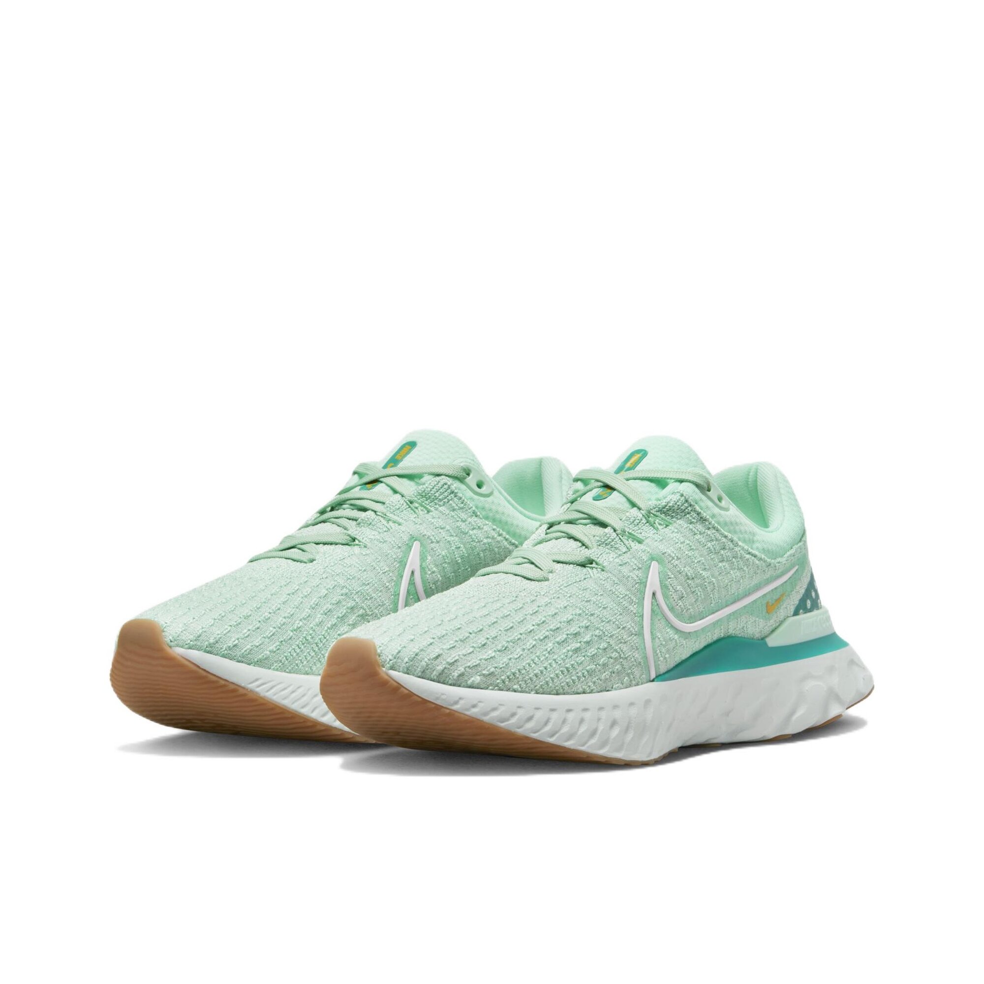 Кроссовки NIKE React Infinity Run Flyknit 3, размер EU 36 стопа (22.5CM), green — фото 1