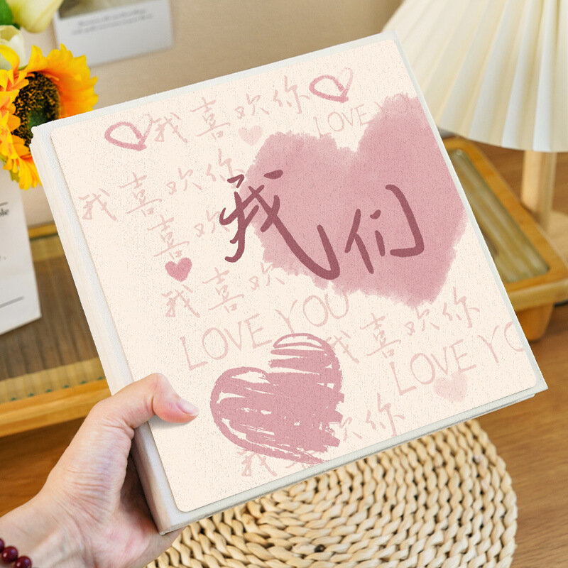 Ламинированный фотоальбом, памятный альбом, альбом для пары, любовь, DIY, самоклеящийся альбом для хранения фотографий, альбом на 6inch 5inch фотографий