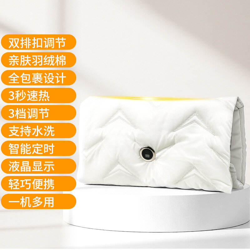 Теплый детский перезаряжаемый грелка для рук, зимняя грелка для живота, портативная электрическая грелка из пухового хлопка, сумка для грелки на талию, быстрое нагревание