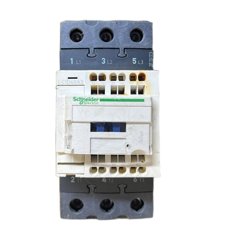 Контактор 3P Everlink 440В, 40A, 3НО сил. конт. катушка 220В АС LC1D40AM7 Schneider Electric