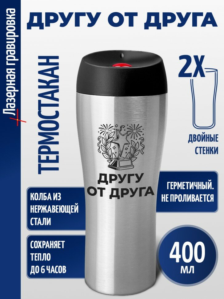 Термокружка "другу от друга"